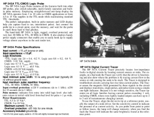 HP 545A logic probe | PA4TIM's opvangtehuis voor buizenbakken